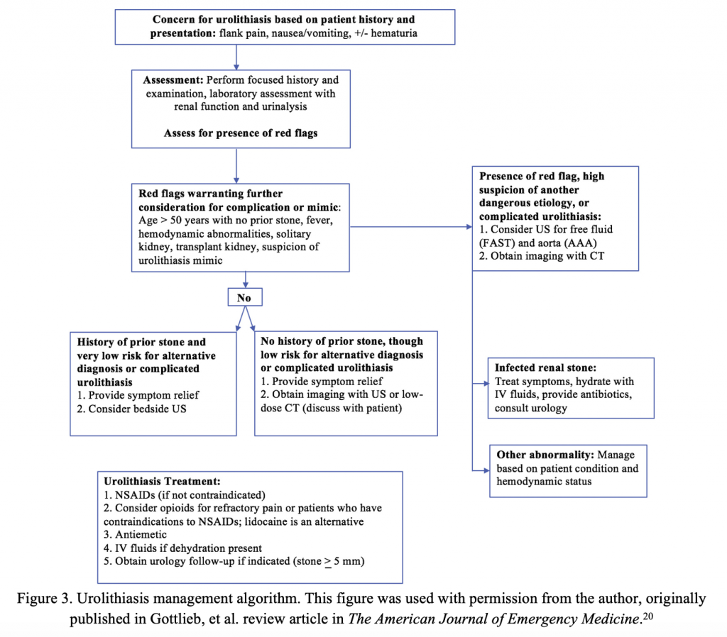 Urolithiasis: ED Presentations, Evaluation, Management, and Disposition ...