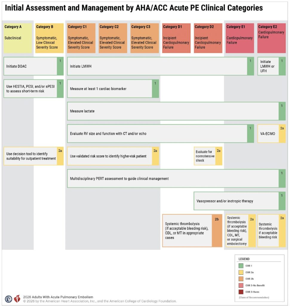 2026 Guideline: Evaluation and Management of Acute PE - emDocs